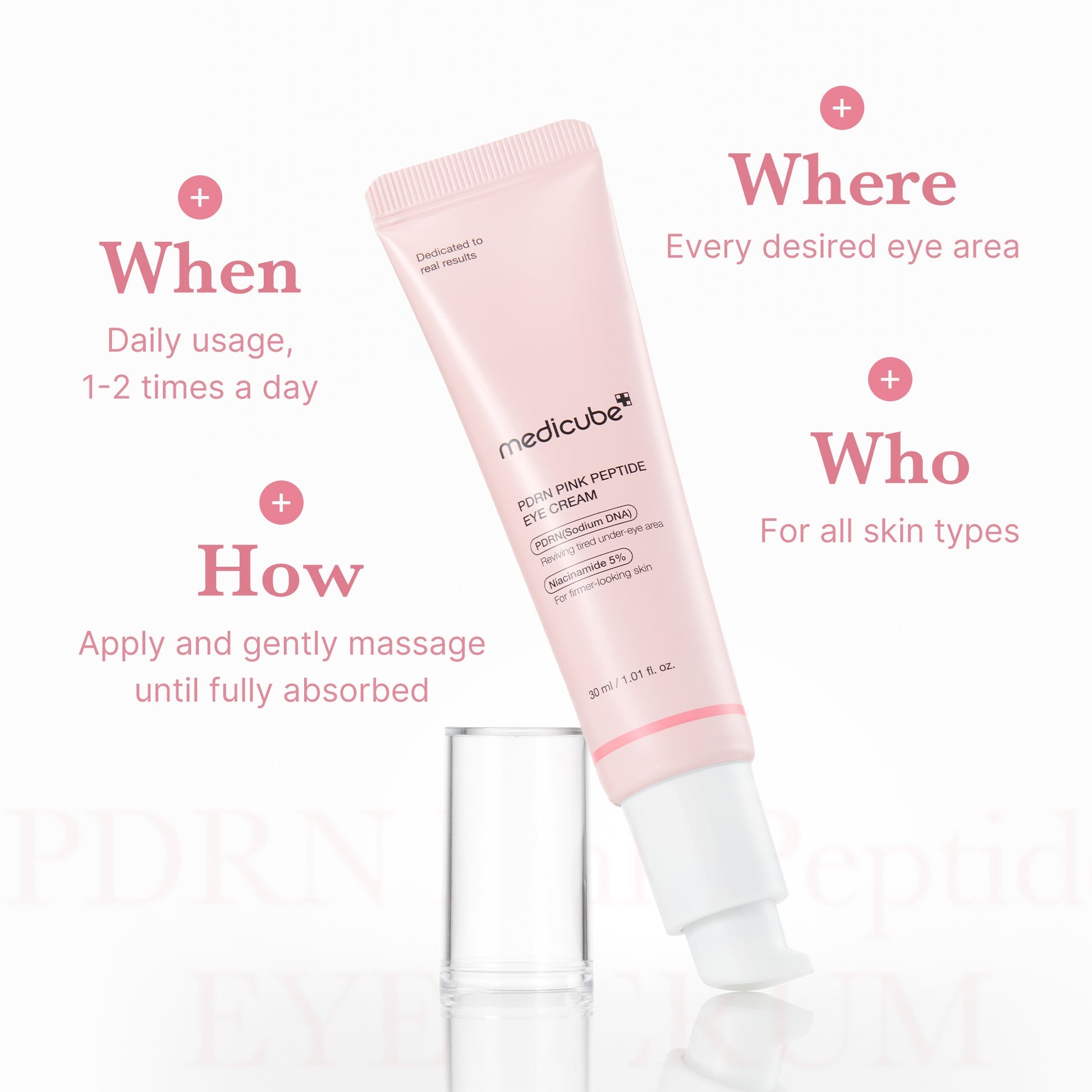 Medicube PDRN Pink Peptide Eye Serum 30ml – W Cosmetics