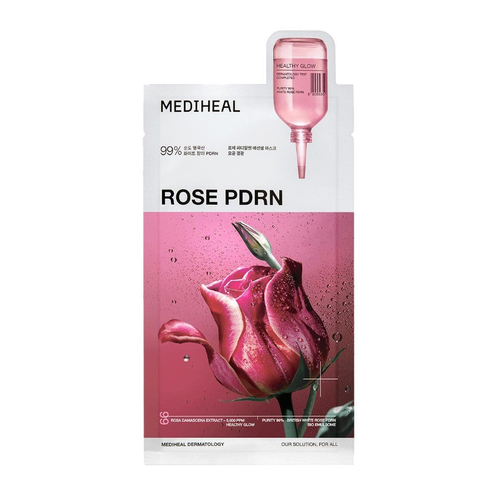 Mediheal Rose PDRN Essential Mask_Healthy Glow 1pc – W Cosmetics