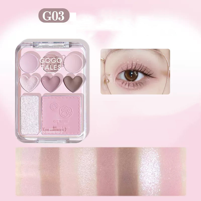 GogoTales Sticky Sweetheart Blush Eyeshadow Palette 9.5g – W Cosmetics