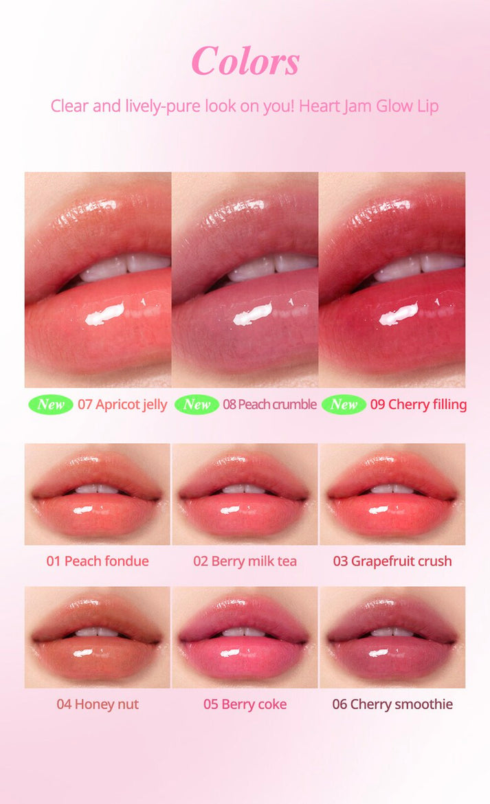 Peripera Heart Jam Glow Lip – W Cosmetics