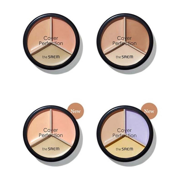 The Saem Cover Perfection Triple Pot Concealer – W Cosmetics