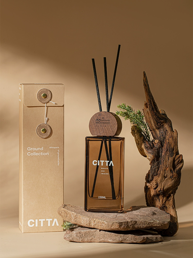 Citta West Moss Earth Tall Square Bottle Reed Diffuser 150ml – W Cosmetics