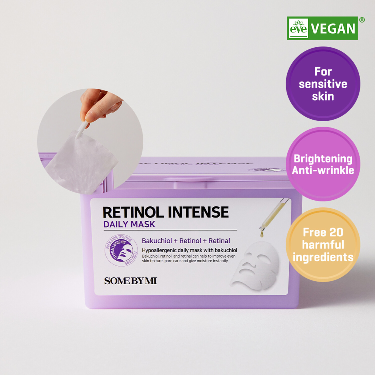 Some By Mi Retinol Intense Daily Mask 30ea – W Cosmetics