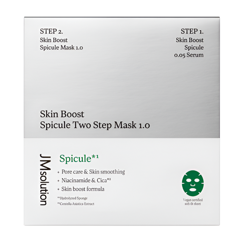 JM Solution Skin Boost Spicule Two Step Mask 1Pc – W Cosmetics