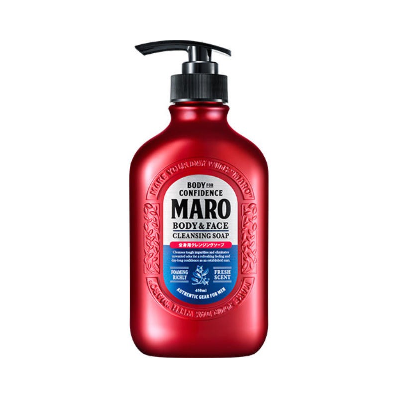 Maro Body & Face Cleansing Soap 450ml – W Cosmetics
