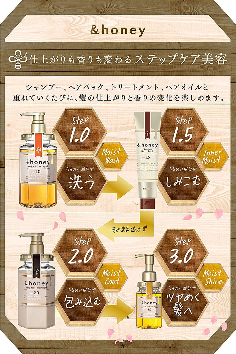 &honey Deep Moist Shampoo 1.0 440ml – W Cosmetics