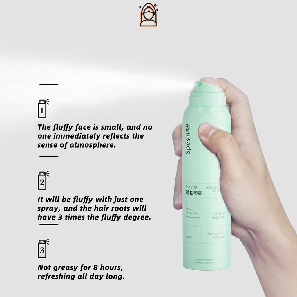 Spes Washing-Free Hair Spray Dry Shampoo – W Cosmetics