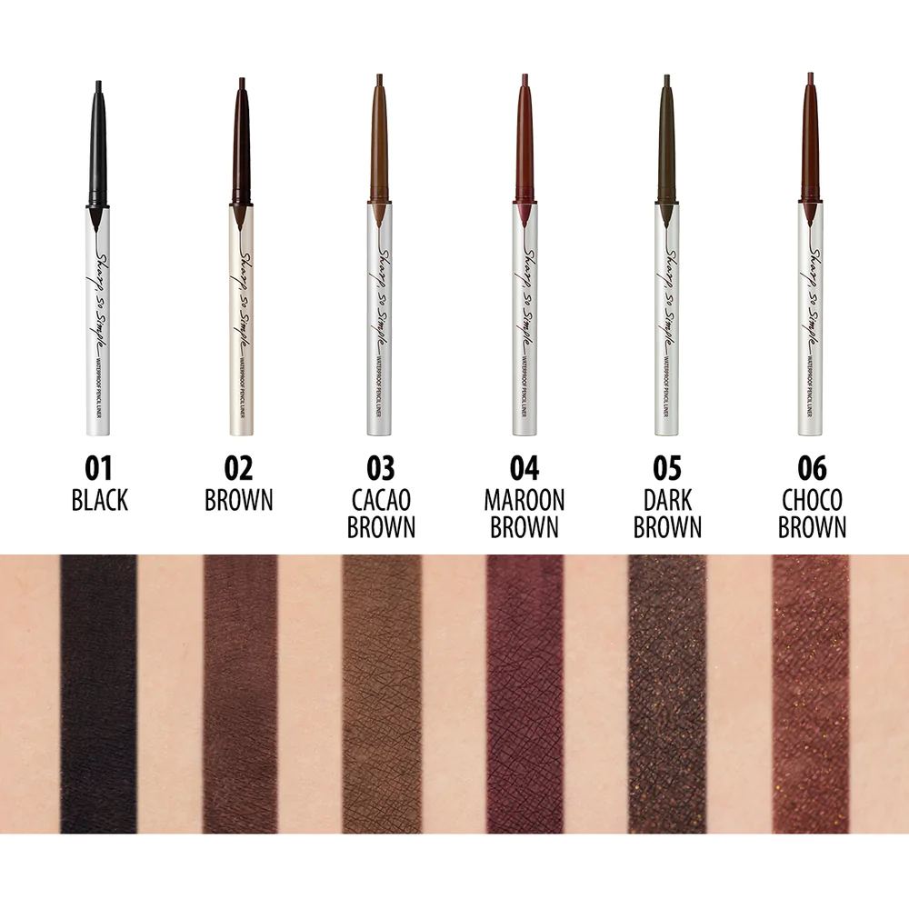 Clio Sharp So Simple Waterproof Pencil Liner – W Cosmetics