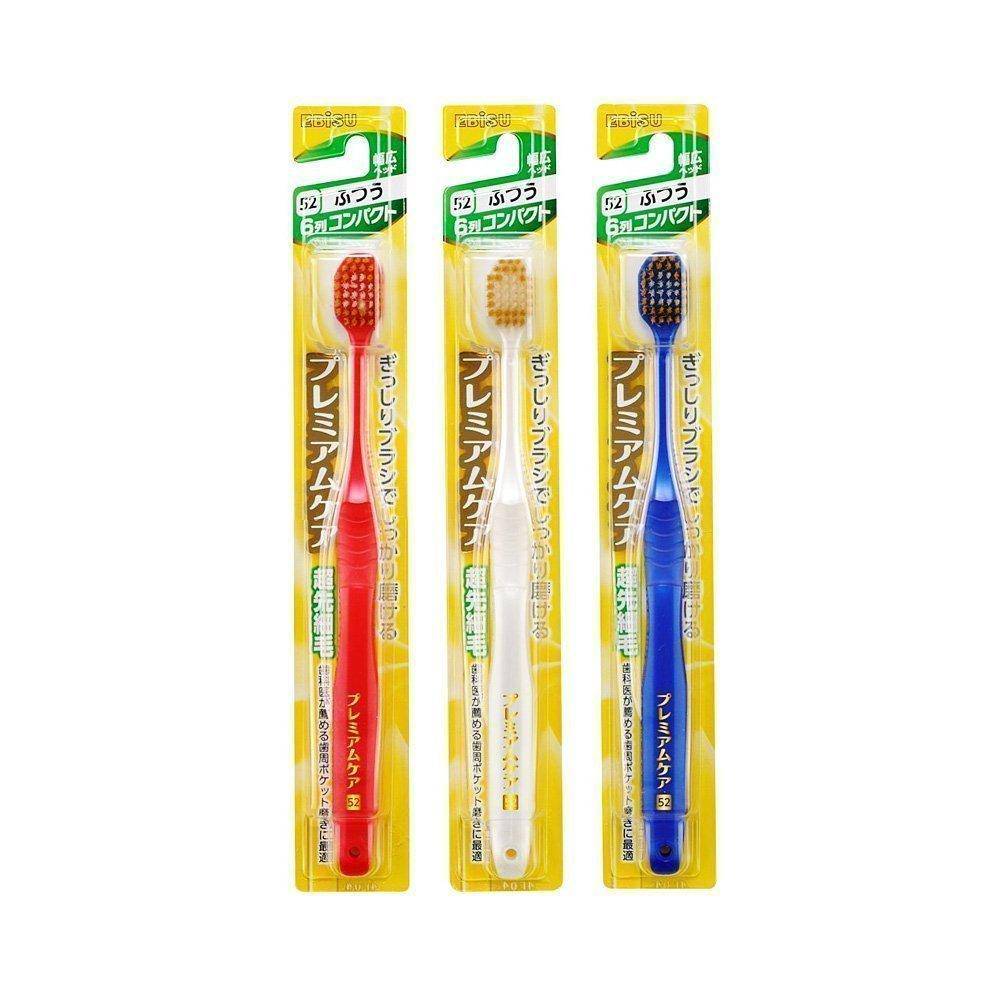 Ebisu Premium Toothbrush 6 Rows Compact Regular 1Pcs – W Cosmetics